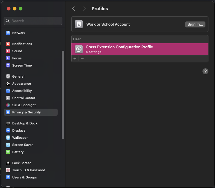 Grass: Track Your Rewards